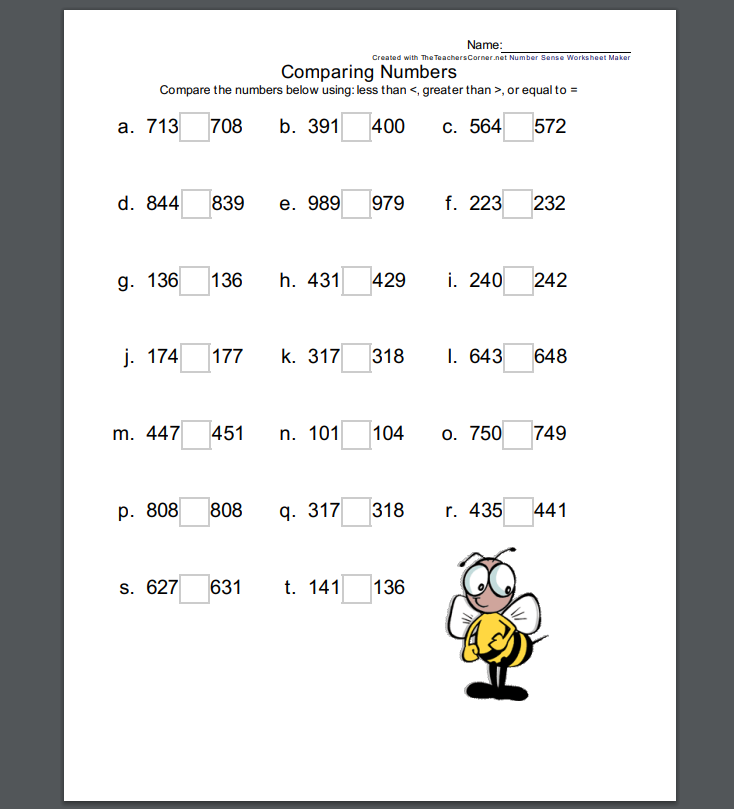 What Number Comes In Between 1 To 20 100 500 1000 Free Printable 